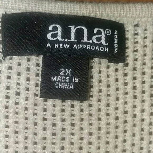 A.N.A. A New Approach | Sweaters | A Tan Off Shoulder Sweater With 34 ...